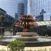 China Water Fountain Outdoor Garden Sculptures Stainless Steel Modern Customized for sale