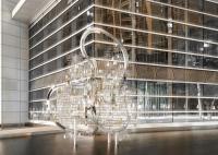 China Modern Art Abstract Decorative Metal Sculpture Outdoor For Building for sale