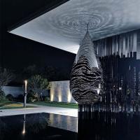 China Water Drop Modern Art Abstract Metal Sculptures Customized Size For Villa for sale
