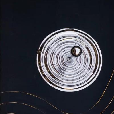 China Water Drop Stainless Steel Sculptures Folk Art Abstract Outdoor Pool Statues for sale