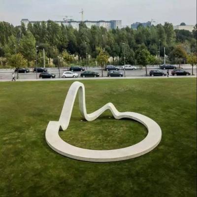 China Painted FRP Large Outdoor Fiberglass Statues Lawn Ornaments Seat for sale