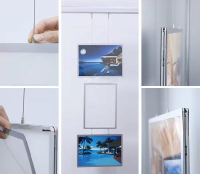 China Lightweight Crystal Light Box 2835 LED Strip Aluminum Profile 50000hrs Lifespan for sale