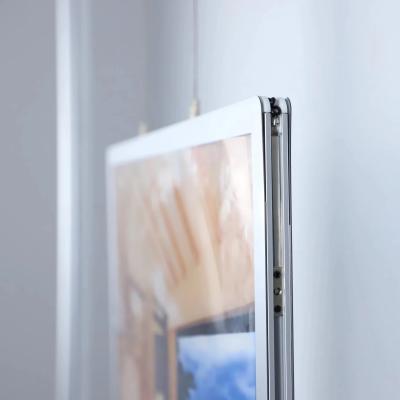 China Clip Design Adverting Light Box 2500 Lux Poster Light Box  With 2835 LED Strip for sale