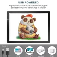 China A3 A4 A5 Led Tracing Light Pad Ultra Slim Light Tracer Light Box DC5V for sale