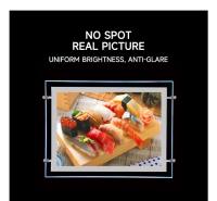 China Landscape Real Estate Window Hanging Display Office A4 Advertising Led Light Box for sale