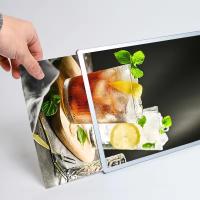 China A4 Ultra Slim Aluminum Movie Poster Light Boxes Glass Advertising Light Box for sale
