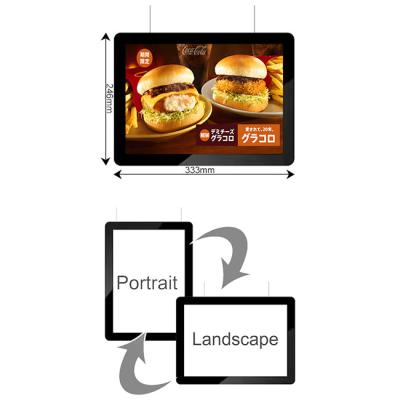 China Custom LED Menu Board Pattern Ultra Slim Backlit Light Box Single Side Double Sides Display Method for sale