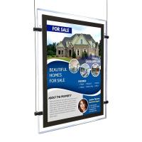 China Acrylic Slim Illuminated Crystals Led Lightbox Power Consumption 5.76W Hanging Method Both Vertical and Horizontal Hanging for sale
