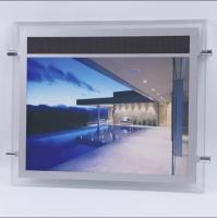 China A3 A4 Acrylic Picture Photo Frame LED Display Light Box Estate Sign Hanging Advertising LED Display for sale