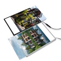 China Ultra-Thin Glass LED Light Box 5.76W Power Consumption 80000hrs Life Span for sale