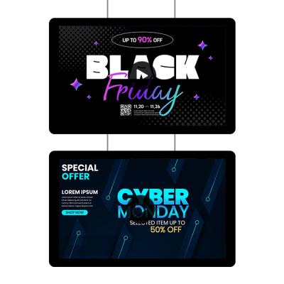 China High Voltage 24V Single-sided Digital Advertising Screens From Professional Wall-mounted Or Suspended for sale