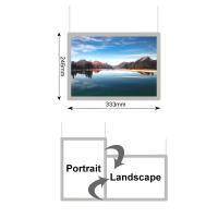China Aluminum Ultra Slim Crystal Light Box Snap Clip Advertising Backlit Poster Frame Light Boxes for sale