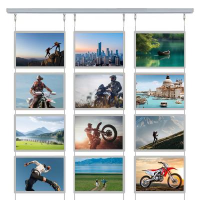 China A1 A4 Black Paper Adverting Light Boxes Printing Lightbox Display A4 Light Box For Business for sale