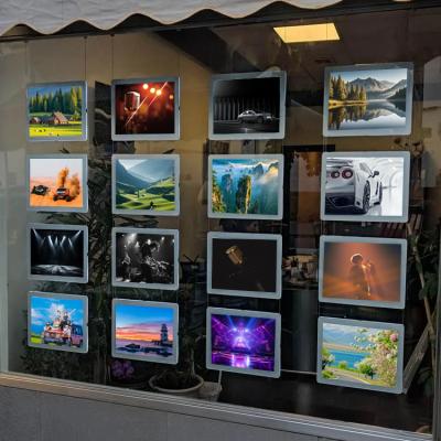 China Aluminum high-endurance double-sided waterproof crystal advertising light box for sale
