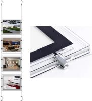 China A4 Landscape Crystal Light Box with Innovative Hidden Fixtures and Highest Brightness LED Backlit for Long Life No Maintenance for sale