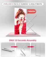 China Customizable Logo LED Display Banner Stand Advertising Light Boxes for sale