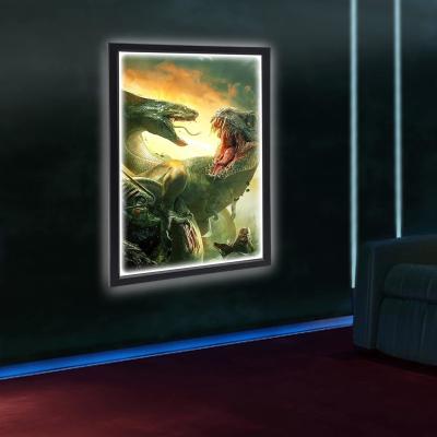 China Custom Size LED Movie Poster Light Box Sign Display for sale