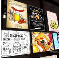 China LED Menu Poster Frame Advertising Light Box for Restaurant Cafes Store for sale