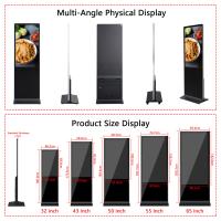 China Digital Signage Advertising Display 43 Inch Indoor Floor Standing for sale