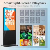 China Digital Signage Advertising Display 43 Inch Indoor Floor Standing for sale