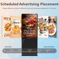 China Digital Signage Advertising Display 43 Inch Indoor Floor Standing for sale