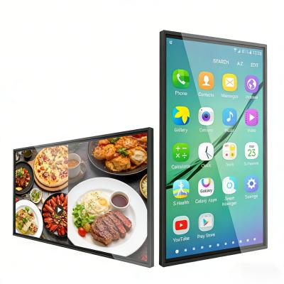 China Wall-Mounted Digital Signage with 2500 cd Brightness and Remote Content Management for Advertising Display for sale