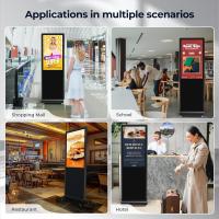 China Touch Screen Advertising Display Poster LCD Digital Signage for sale