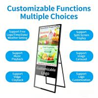 China Wall-Mounted Digital Signage with 2500 cd Brightness and Remote Content Management for Advertising Display for sale