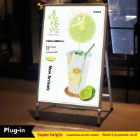China LED Advertising Light Box Double-Sided Poster Floor-Standing for sale