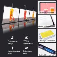 China Wall Mounted LED Menu Light Box for Restaurant Coffee Beverage Shop for sale