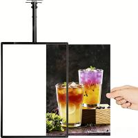 China Wall Mounted LED Menu Light Box for Restaurant Coffee Beverage Shop for sale