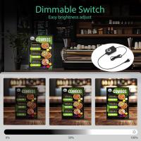 China Custom Outdoor Weather-Resistant LED Light Box with Adjustable Brightness Tempered Glass and Quick Change for Business Advertising for sale