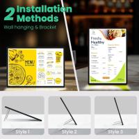 China Custom Outdoor Weather-Resistant LED Light Box with Adjustable Brightness Tempered Glass and Quick Change for Business Advertising for sale