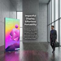 China Double Sided LED Light Box with Vibrant Dye-Sublimated Graphics and Tool-Free Assembly for Trade Shows for sale