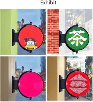 China Custom LED Projecting Light Box  360° Rotating Sign for sale