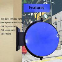 China Custom LED Projecting Light Box  360° Rotating Sign for sale