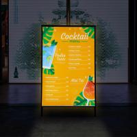 China Ultra-thin Sturdy and Durable Installation-free LED Advertising Light Box for Indoor and Outdoor Use for sale