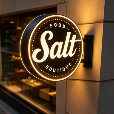 China Custom Advertising Logo Light Box Sign for Store, Coffee Shop & Restaurant for sale