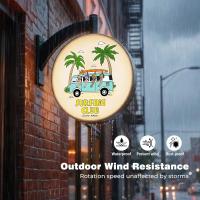 China Custom Double-Sided LED Lightbox Sign with Aluminum Alloy Frame and Motor-Controlled Rotation for sale
