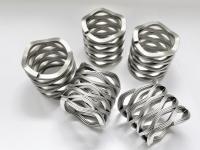 China 2-24 turns stainless steel wave spring for High-Temperature Environments -200°C to 700°C for sale