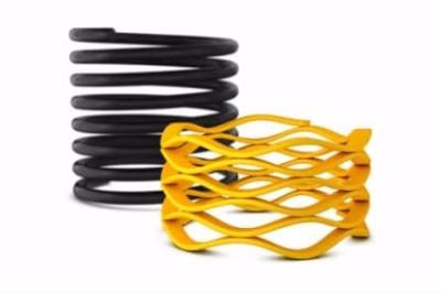 China Black / Yellow Single Turn Wave Spring , Wave Spring Washer For Bearing for sale