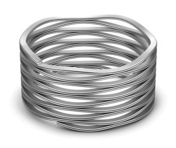 China MWL Multi Turn Wave Springs With Powder Coated For Kitchen Appliances for sale