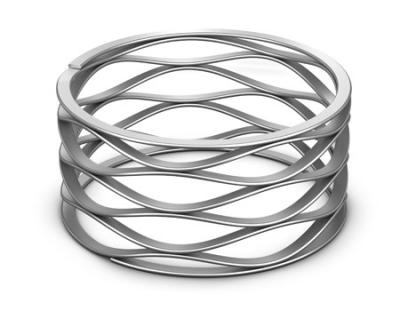 China Multi Turn Bronze / Brass / Stainless Steel Wave Springs WSM 5 Mm - 1000 Mm Size for sale