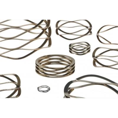 China Reliable Overlap Wave Springs Rotating Inner Ring Sandblast / Powder Coating for sale