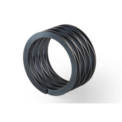 China Black Flat Wire Compression Wave Disc Spring Washer Stainless Steel Long Life for sale