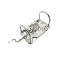 China 3 Inch 76mm Lever Arch Clip - Silver Metal File Fastener for A4 Documents with Nickel Plating for sale