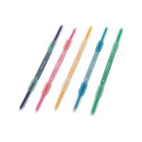 China Colored Plastic 2-Hole File Fastener 205x13mm Eco-Friendly Office Binder Clip with Custom Logo Options for sale