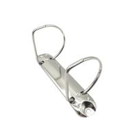 China Electroplating 2-Ring Binder Mechanism 133mm Length with Rust Prevention for Large Capacity File Folders for sale