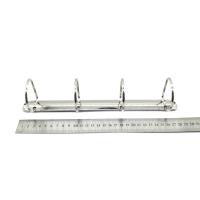 China A4 Metal D-Ring Binder Mechanism 4-Ring Hardware 292mm Length 50mm Diameter for File Folders for sale