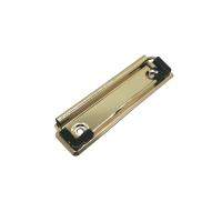 China Metal Drawing Board Clip 100x30mm WC-100A1R - Lacquered Colored Notepad Iron Clips with Optional Hanger for sale